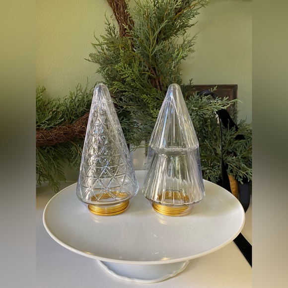 Target | Holiday | Target Bp Christmas Glass Trees With Gold Base Set ...
